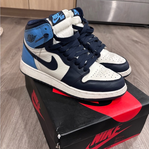 Nike | Shoes | Gs Air Jordan Retro Obsidian | Poshmark